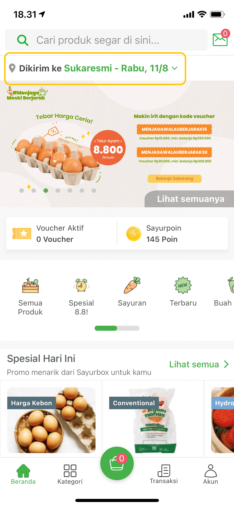 Sayurboxの注文から商品の受け取りまでを解説 | Lili's Indonesia Life