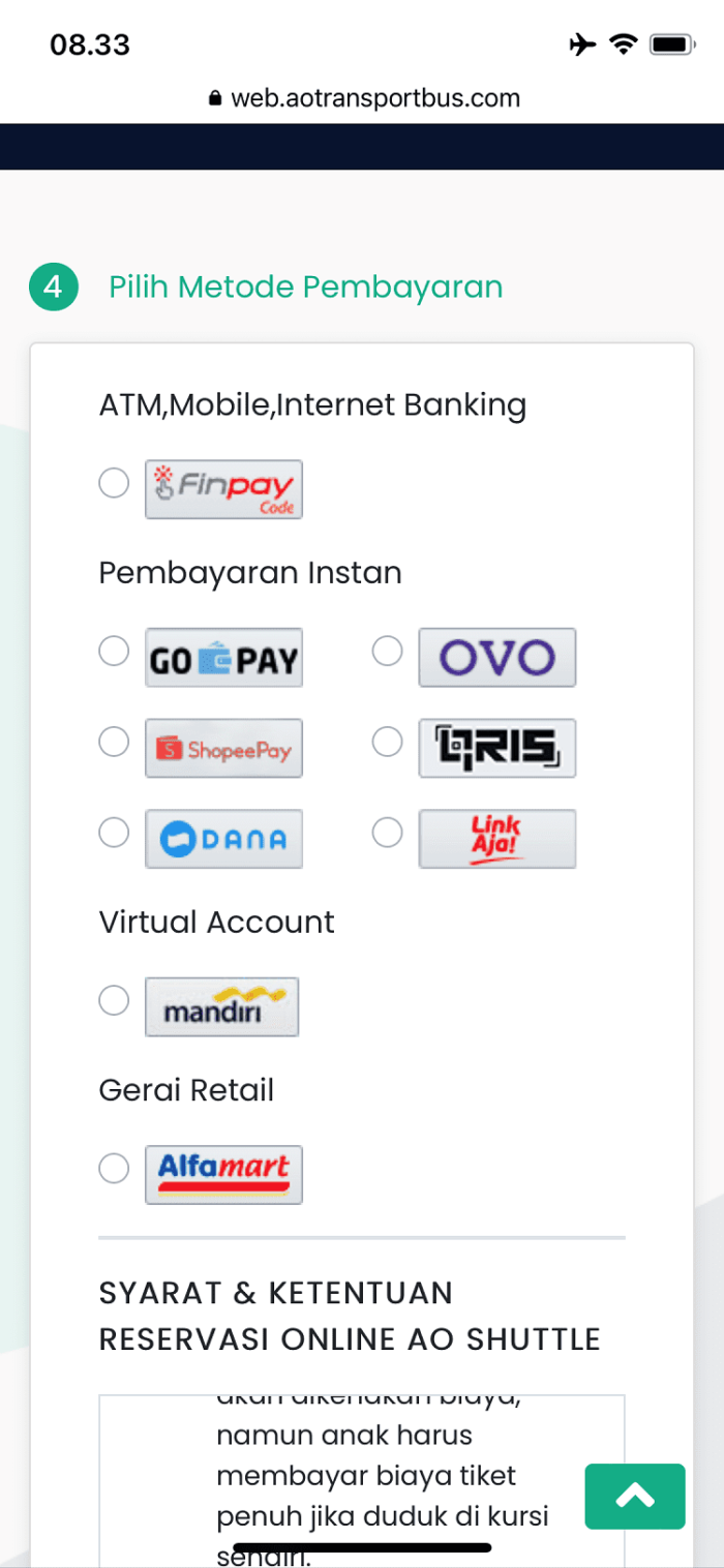 チカラン－ジャカルタ間を運行するバス「AO Shuttle」の予約方法 | Lili's Indonesia Life