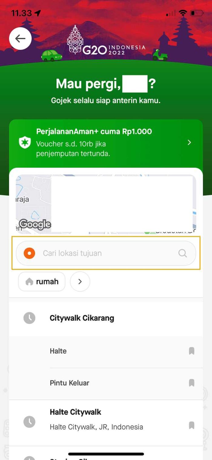 【配車アプリ】GoCar・GrabCarの目的地を追加する方法 | Lili's Indonesia Life